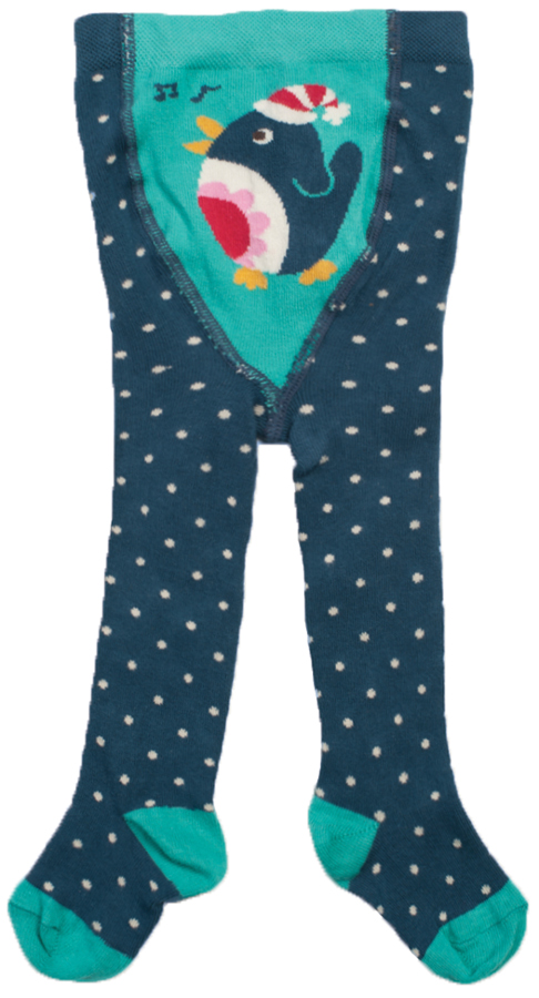 Tiggy Tights Dark Teal Birdie Spot | Photobridge