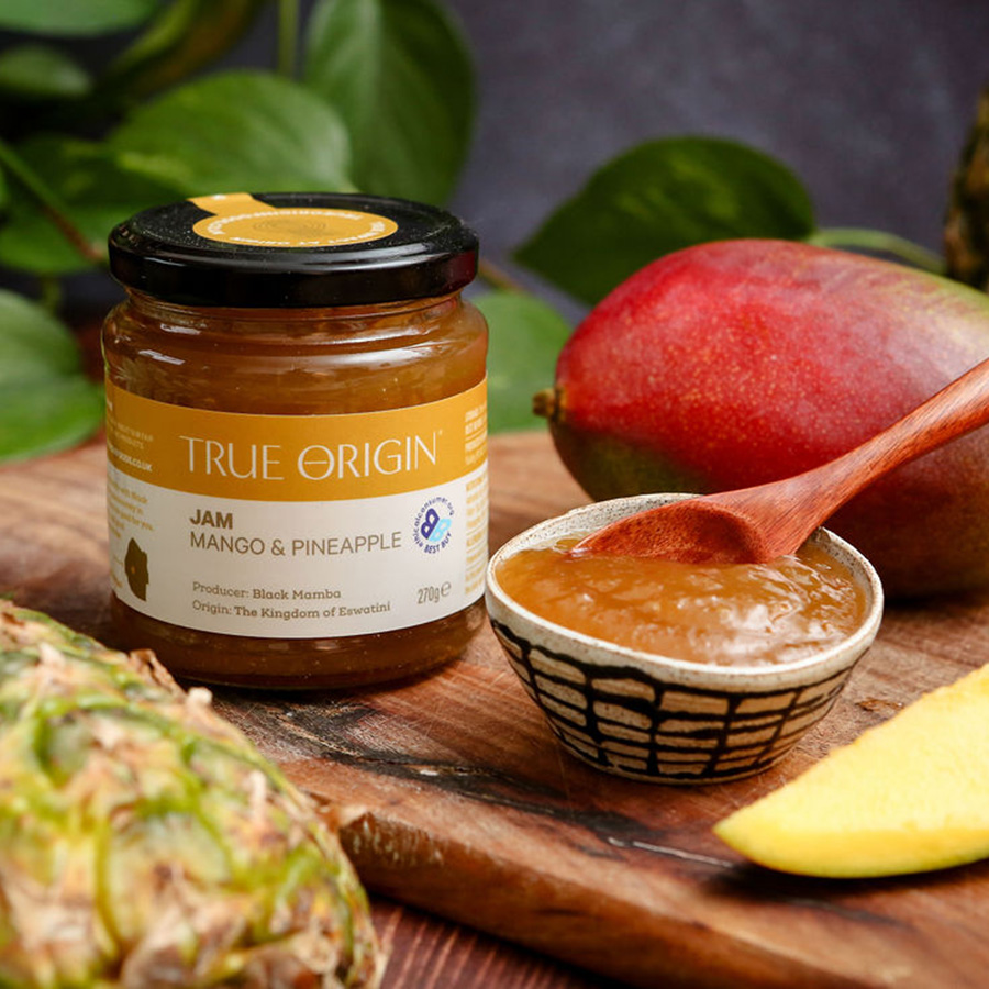 Black Mamba Mango & Pineapple Jam - 270g - True Origin
