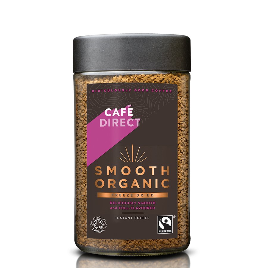 Cafédirect Fair Trade Organics Smooth Instant Coffee - 100g - Cafédirect
