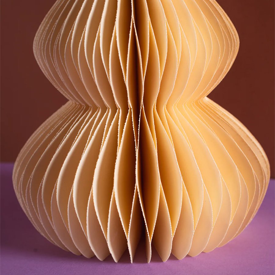 Ian Snow Cream Honeycomb Ball Origami Christmas Tree - Ian Snow